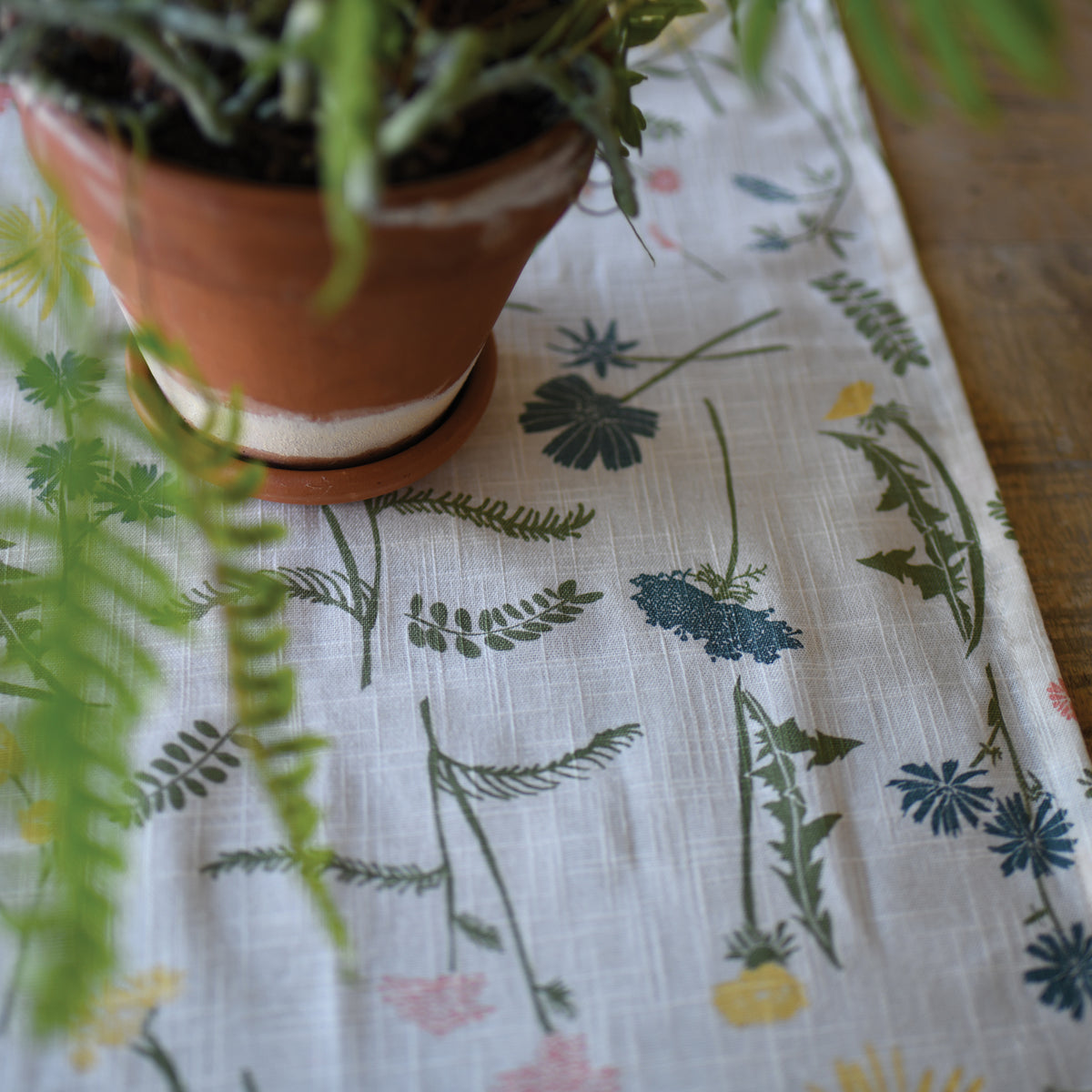 Meadow Wildflowers Organic Table Runner | For Any Occasion – June ...