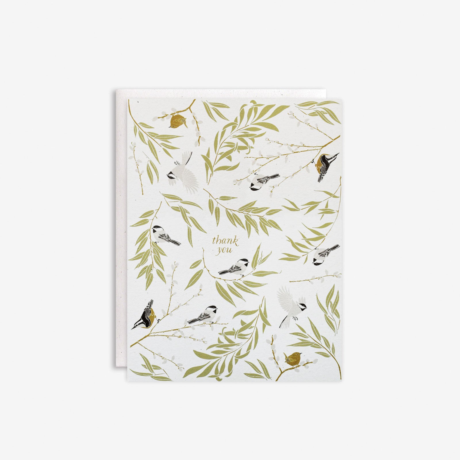 Willow Thicket Thank You Card | Recycled Greeting Card – June & December