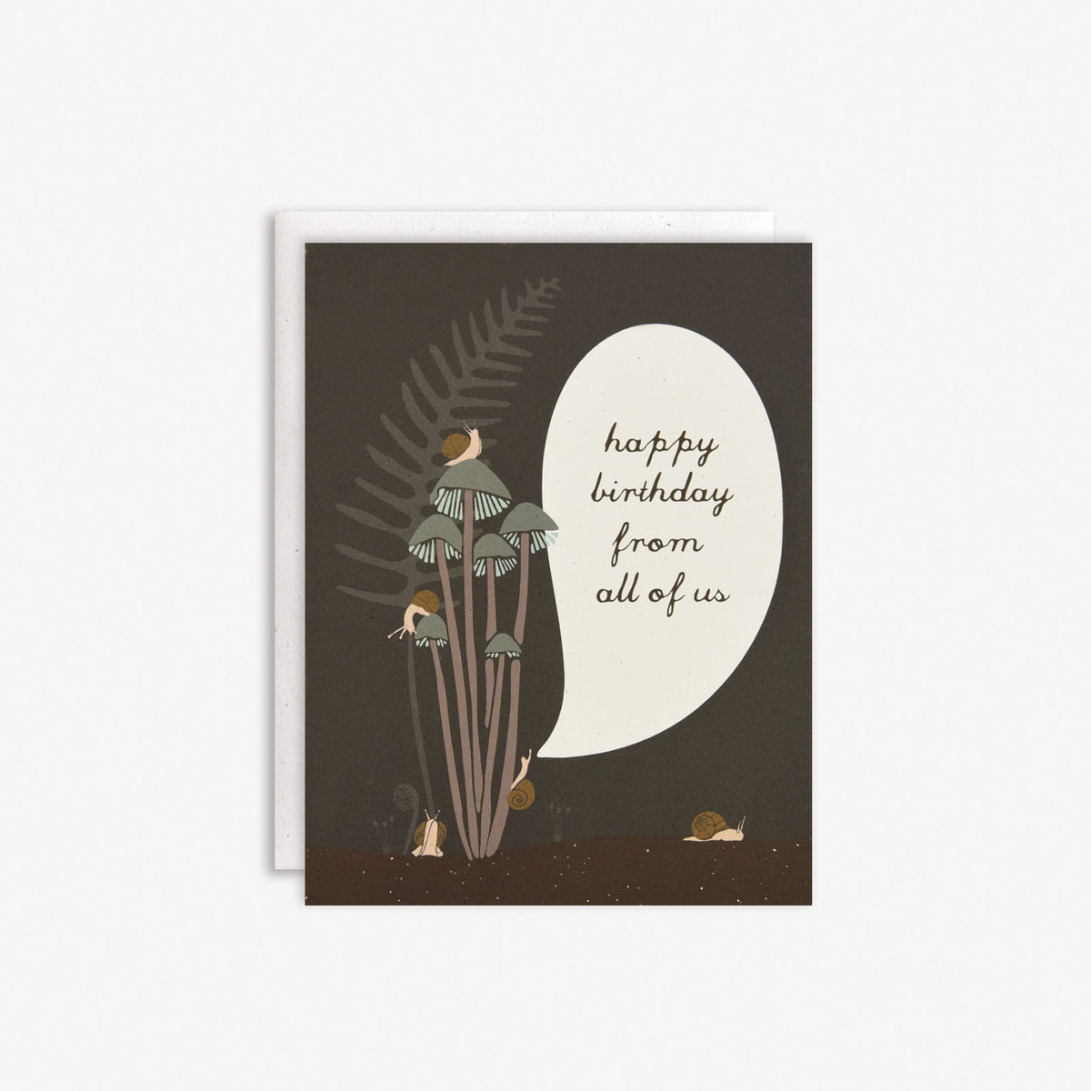 Birthday Snails Card | Recycled Greeting Card – June & December